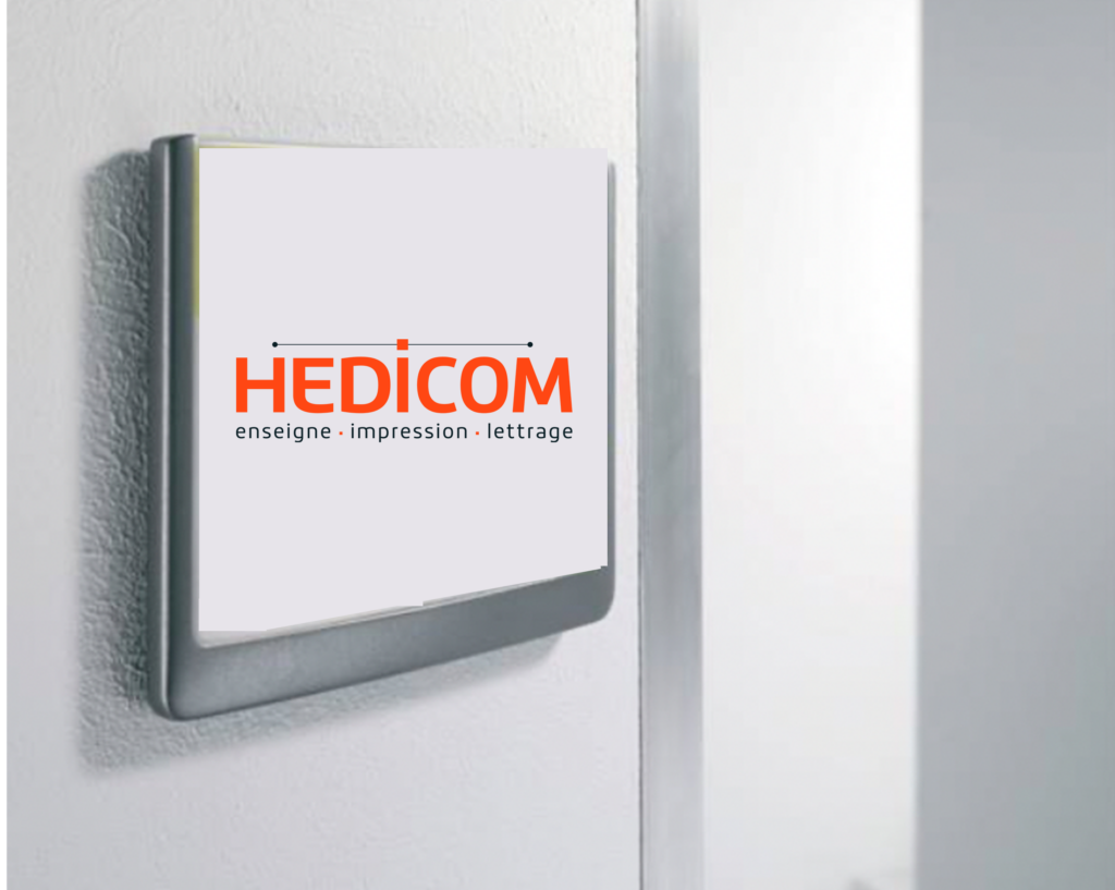 Plaque de porte - Hedicom