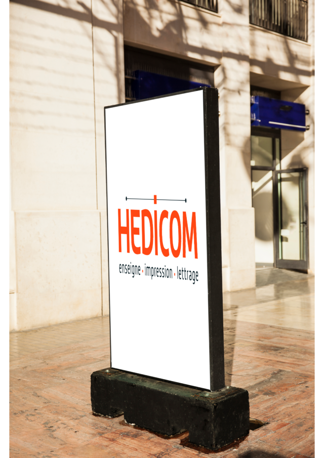 Totem non lumineux - Hedicom