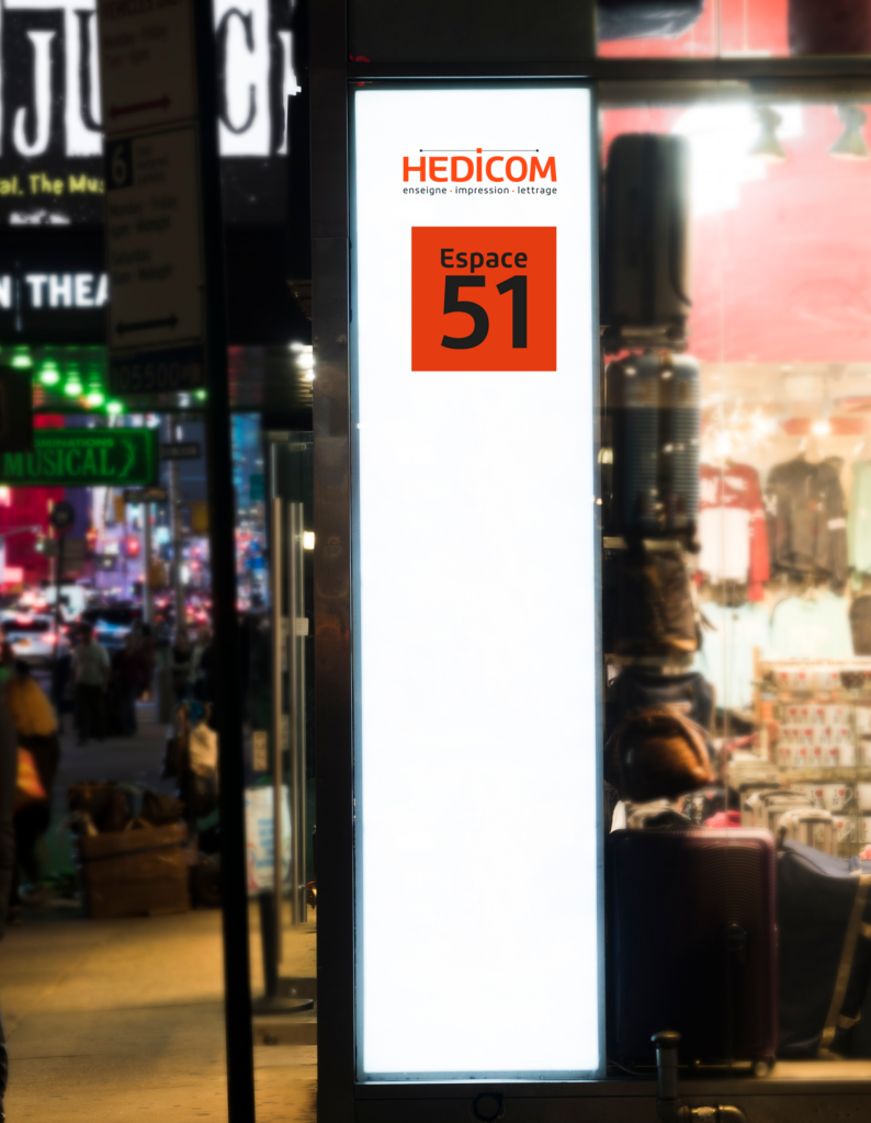 Totem lumineux - Hedicom